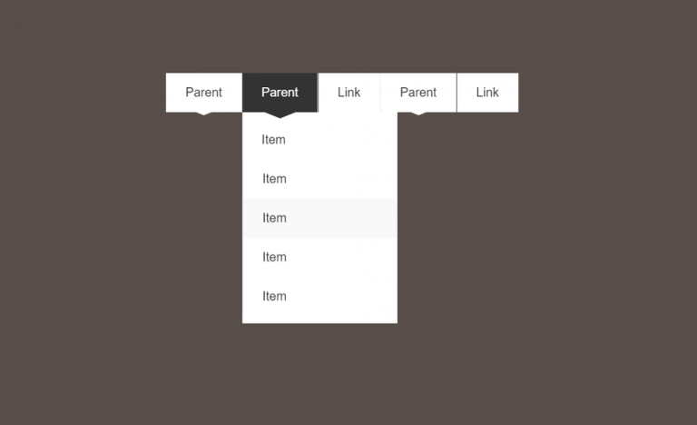 30 Modern Css Navigation Dropdown Menu Examples
