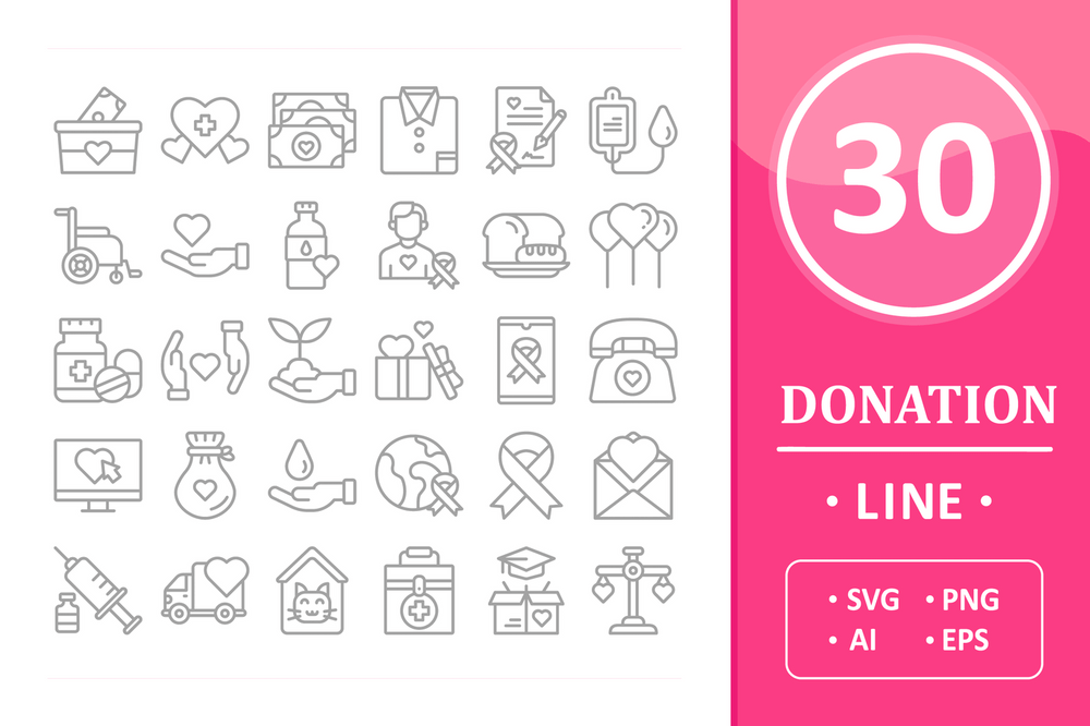 70 Honest Charity Icons For Care Help Share Decolore